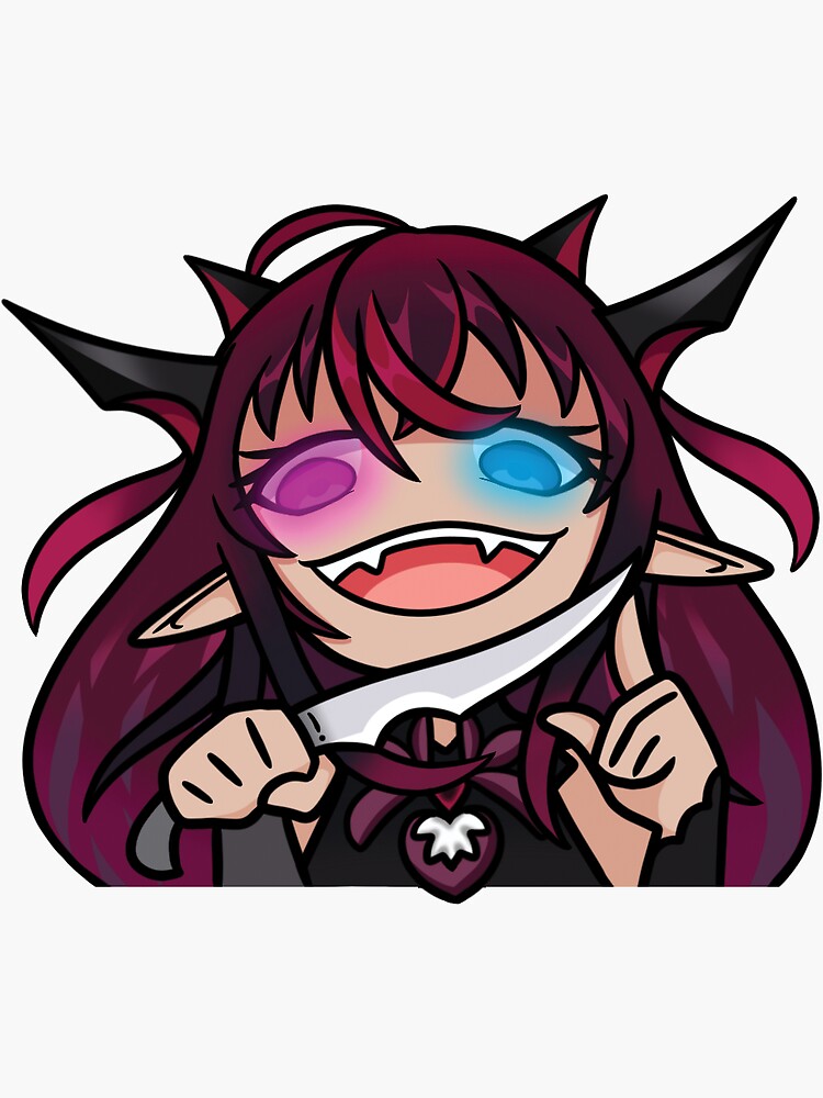 Sticker « HoloLive Gen2 - Irys Yandere », par artstuffed | Redbubble