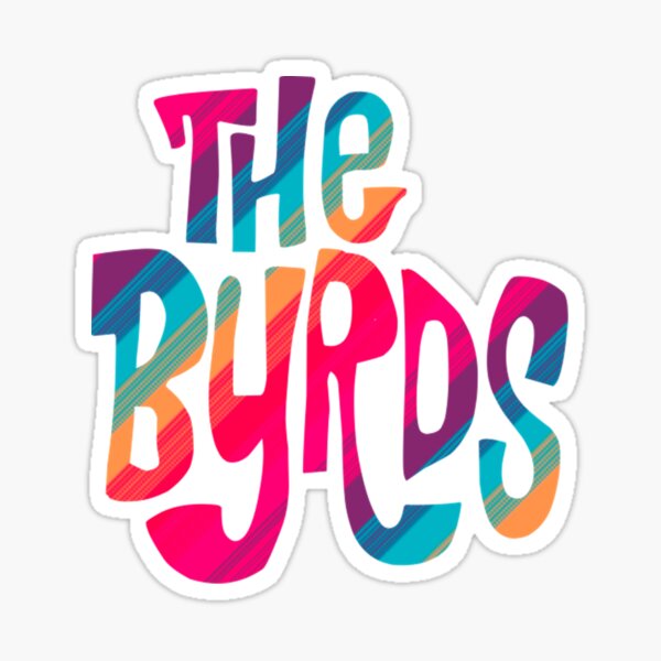 "The Byrd rainbow" Sticker for Sale by AnthonyBlak | Redbubble