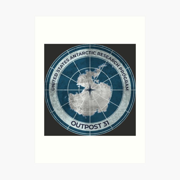 "The Thing - Outpost 31 badge - distressed" Art Print for Sale by ...