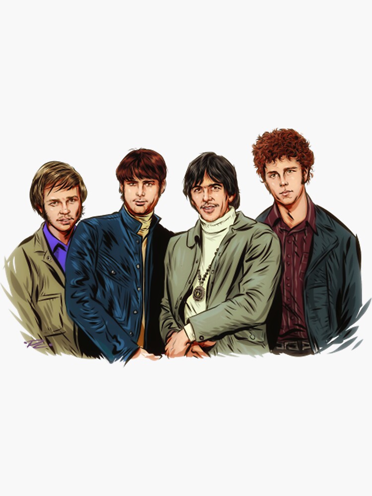 "The Byrds illustration" Sticker for Sale by AnthonyBlak | Redbubble