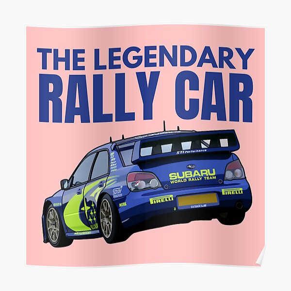 "The Legendary Rally car " Poster for Sale by MOTOSHIFT | Redbubble