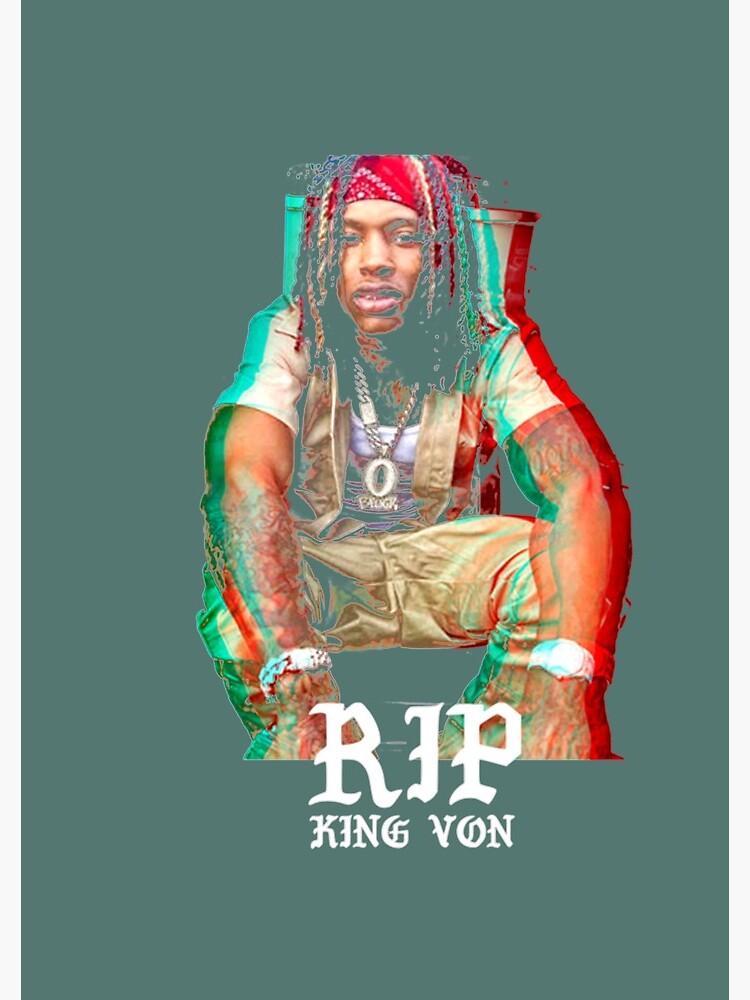 Cuaderno de espiral «RIP King Von, King Von, Descanse en paz, King Von ...