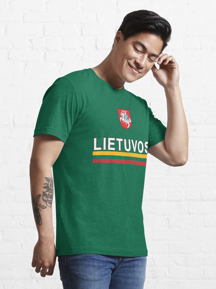 "Lithuanian Lietuvos National Soccer & Sport" T-shirt for Sale by ...