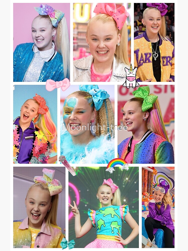 "jojo siwa collage" Poster by Moonlight-tree | Redbubble