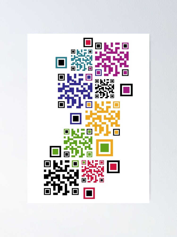 "QR code" Poster for Sale by Emilina98 | Redbubble