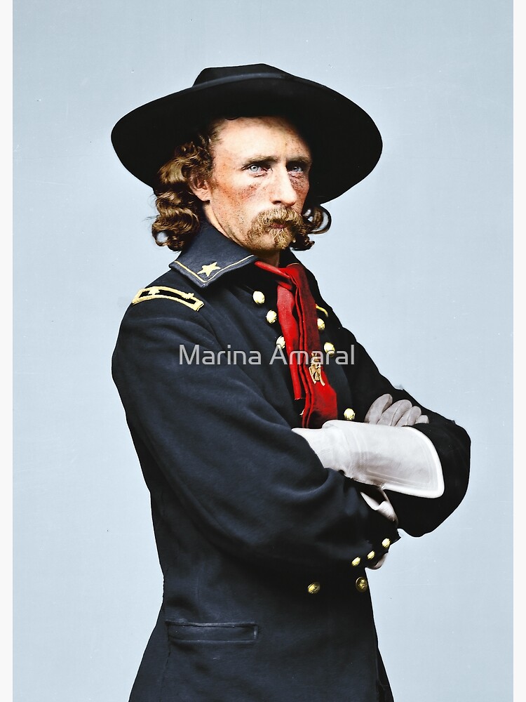 "George Armstrong Custer, 1865." Poster for Sale by Marina Amaral ...