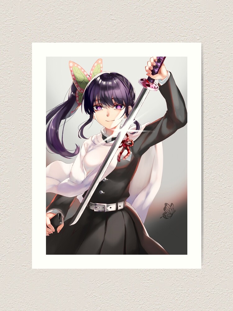"Kanao Tsuyuri Demon Slayer Drawing" Art Print for Sale by tamikabee ...
