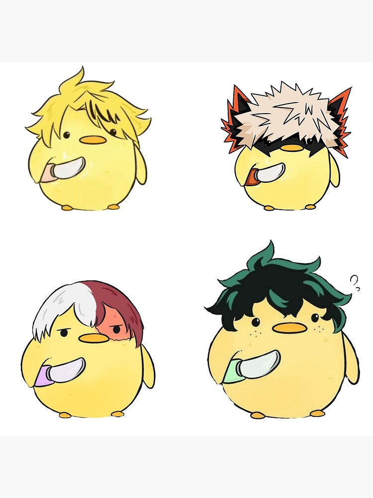 "BNHA my hero academia duck pack" Poster for Sale by popshopcorn ...