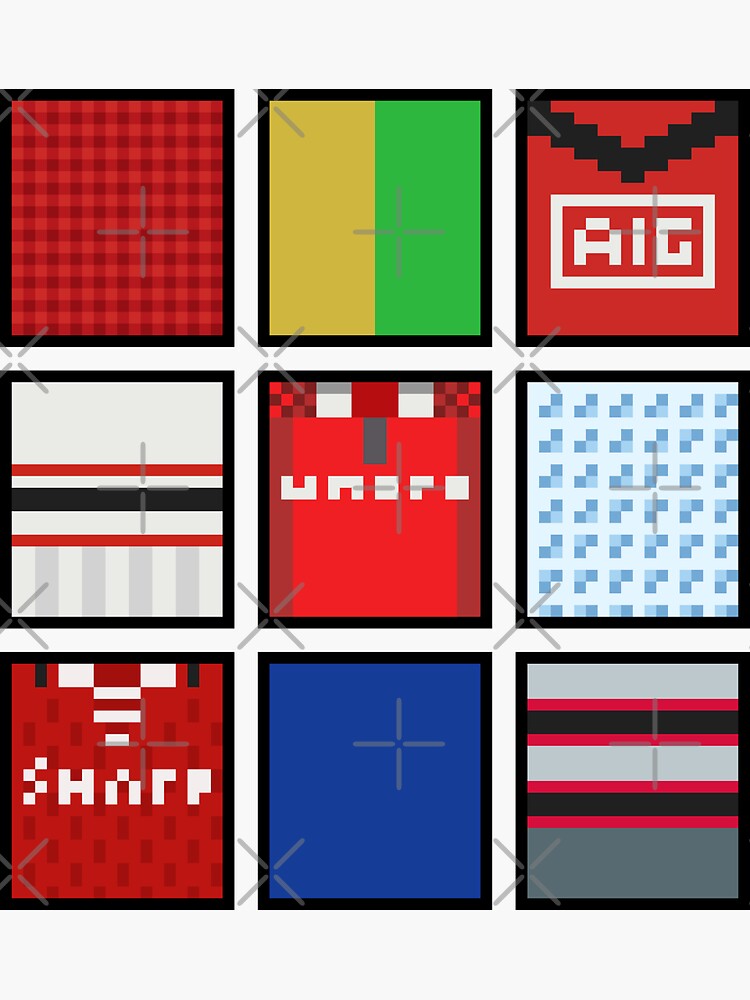 "Manchester Red" Sticker by CalumMargetts | Redbubble