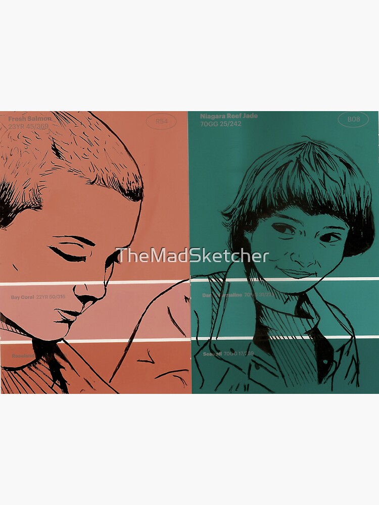 "Mileven Art Drawing" Sticker by TheMadSketcher | Redbubble