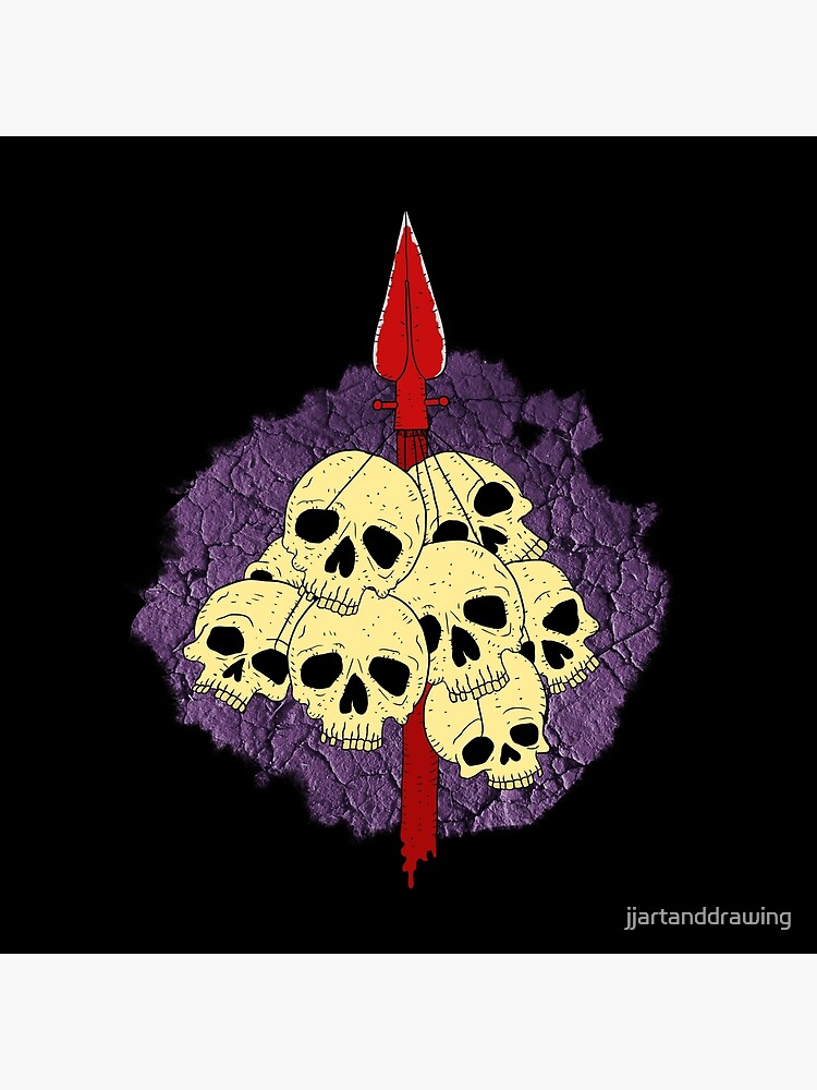 "the golden company. skull emblem." Poster for Sale by jjartanddrawing ...