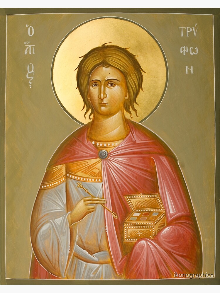 "St Tryphon" Poster by ikonographics | Redbubble