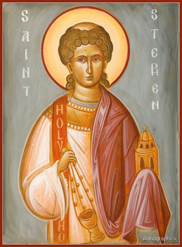 "St Stephen II" by ikonographics | Redbubble