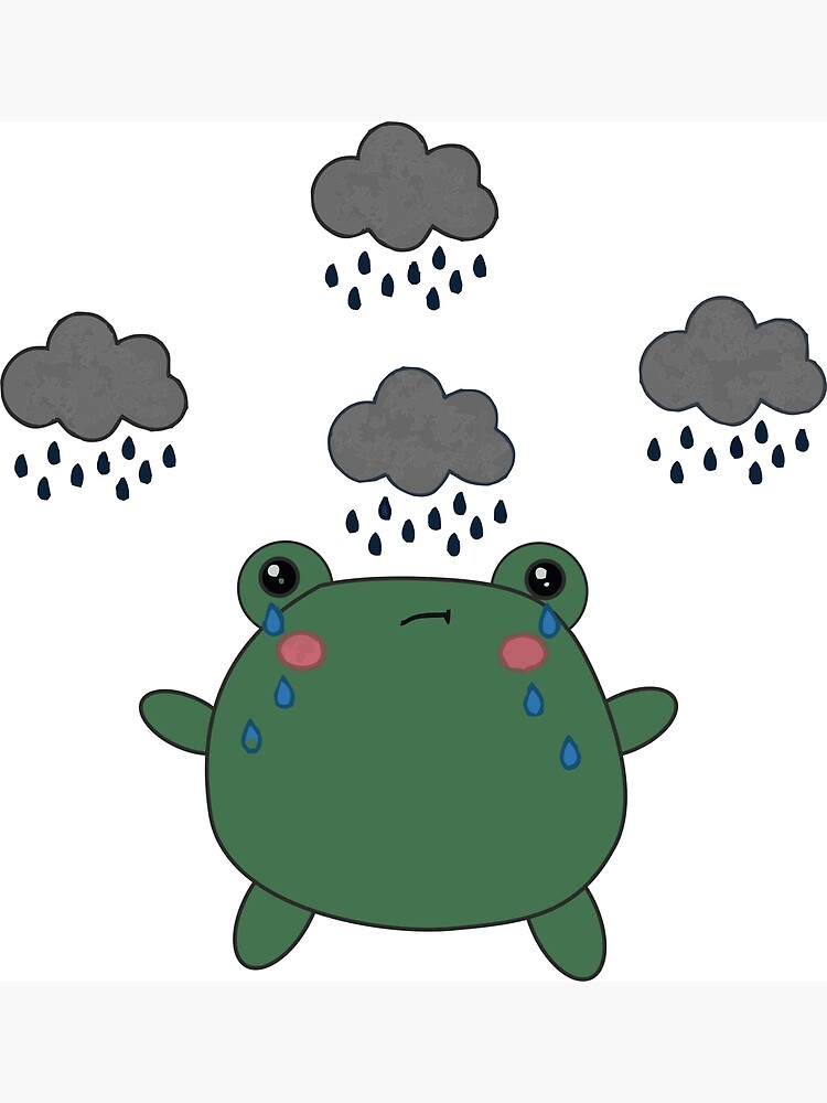 "sad frog" Poster for Sale by YEH-STORE | Redbubble
