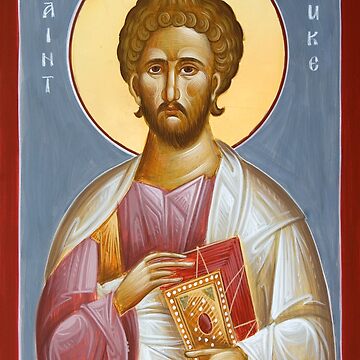 "St Luke the Evangelist" Art Board Print for Sale by ikonographics ...
