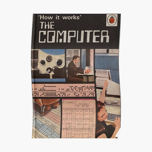 "The Computer - Vintage Instructions" Poster for Sale by elevens ...