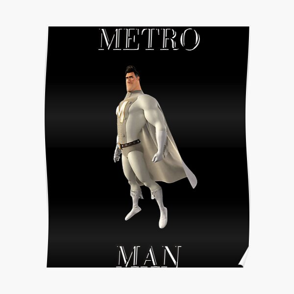 "Megamind MetroMan " Poster for Sale by MindofaSnail | Redbubble