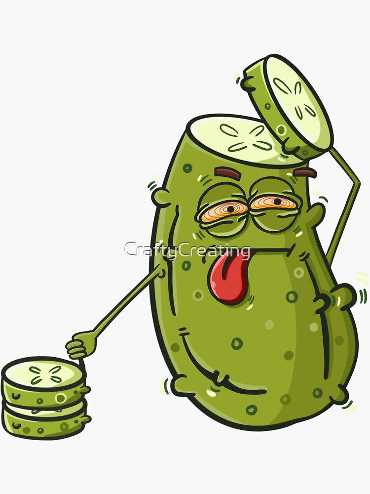 "Pickled Mick" Sticker for Sale by CraftyCreating | Redbubble