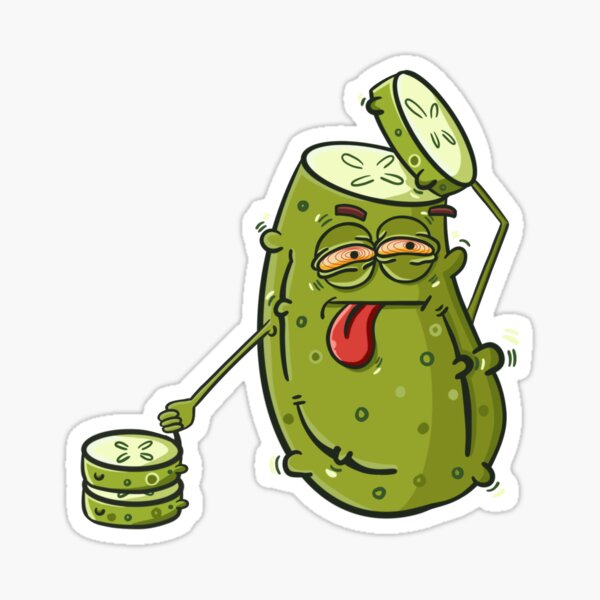 "Pickled Mick" Sticker for Sale by CraftyCreating | Redbubble