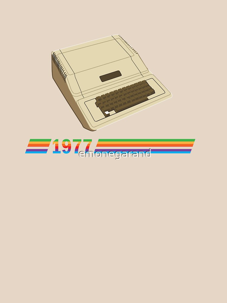 "History of Computer Gaming - Apple II" T-shirt for Sale by emonegarand ...