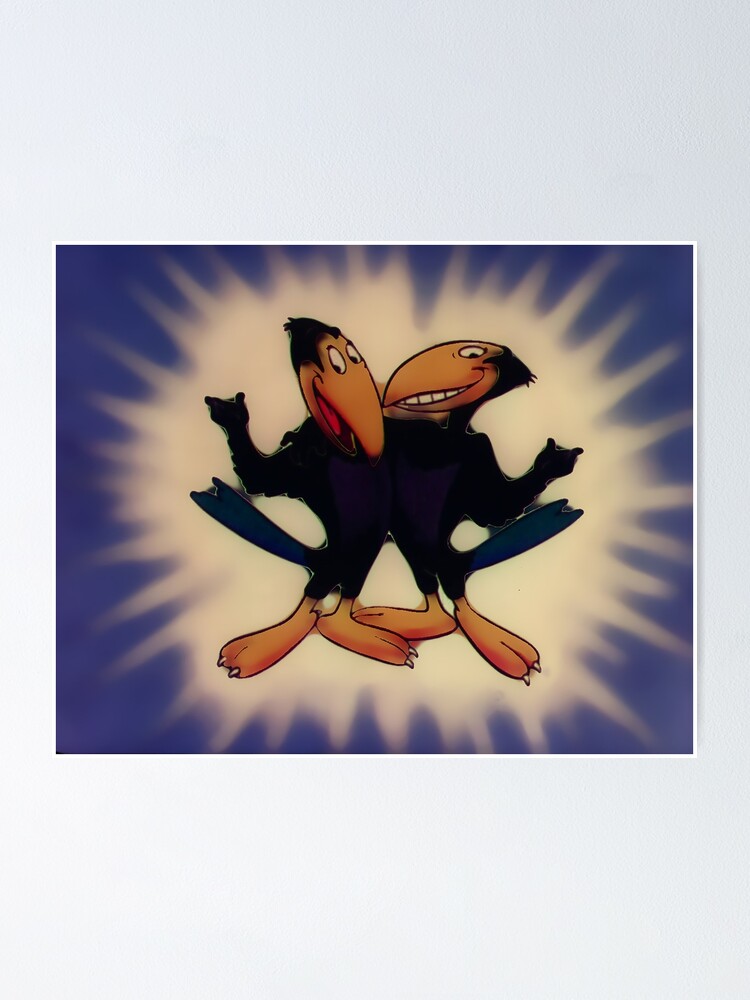 "Heckle & Jeckle" Poster for Sale by xorbah | Redbubble