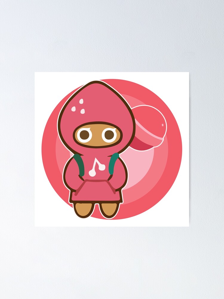 "cookierun Strawberry Cookie run kingdom pink cookie" Poster by ...