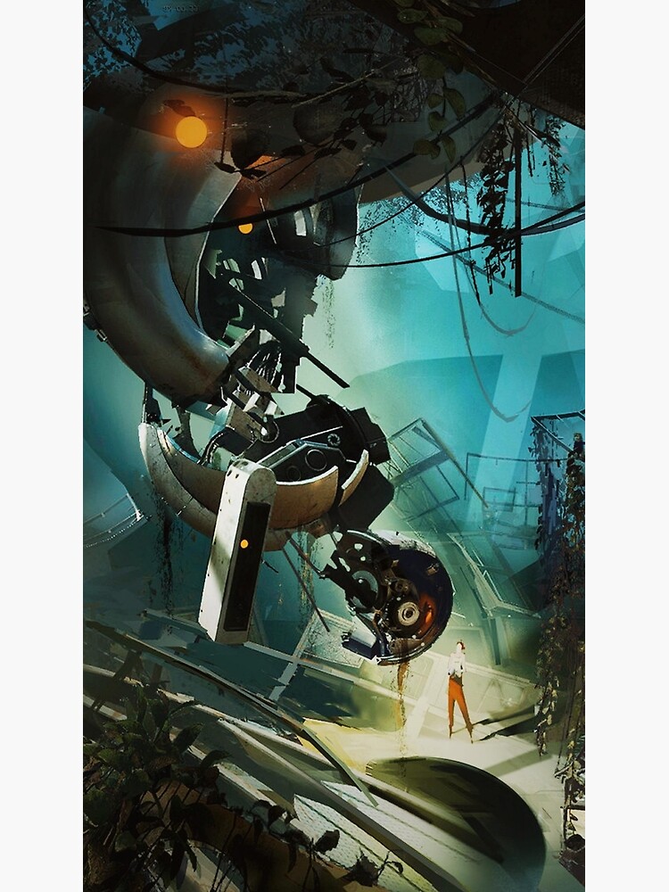 "Portal 2 Hanging Robot " Poster for Sale by Vintage-Travler | Redbubble