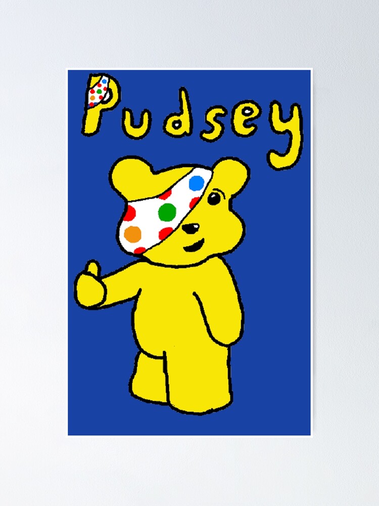 "Pudsey Bear Design - children in need" Poster for Sale by ...