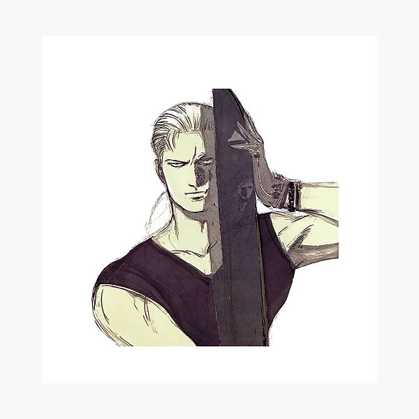 "Yoshitaka Amano - Seifer (Final Fantasy VIII)" Photographic Print for ...