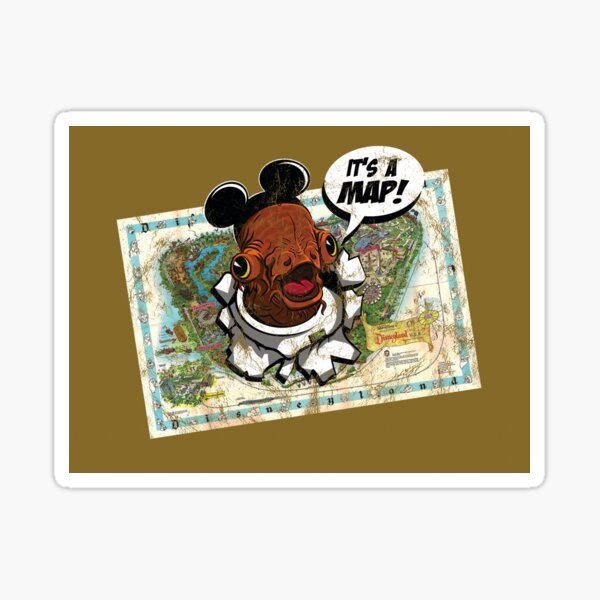 "It's a Map!" Sticker by tduffy | Redbubble