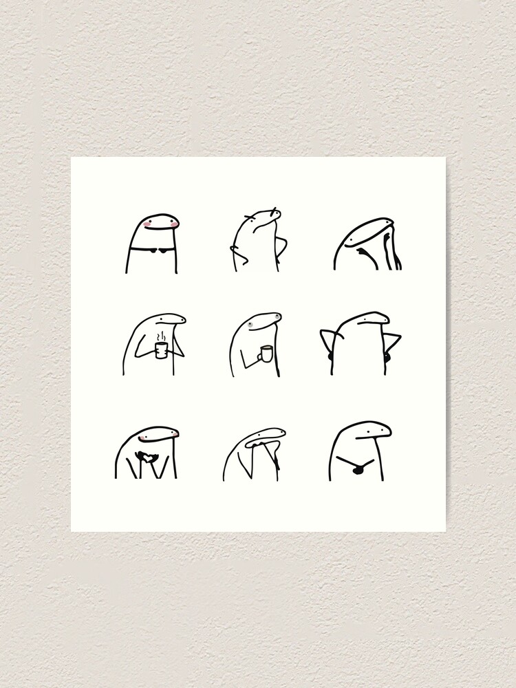 "Stickers Flork Moods" Art Print by sofibosio | Redbubble