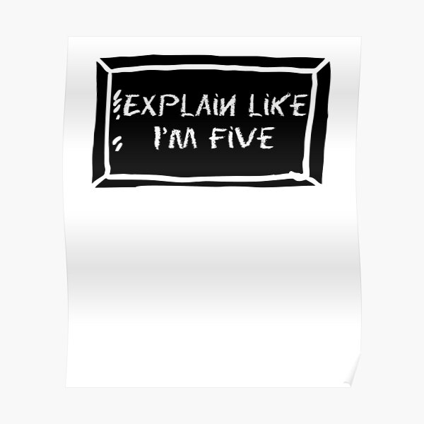 "Explain Like I'm Five T-Shirt - ELI5 Popular Hashtag Internet Meme ...