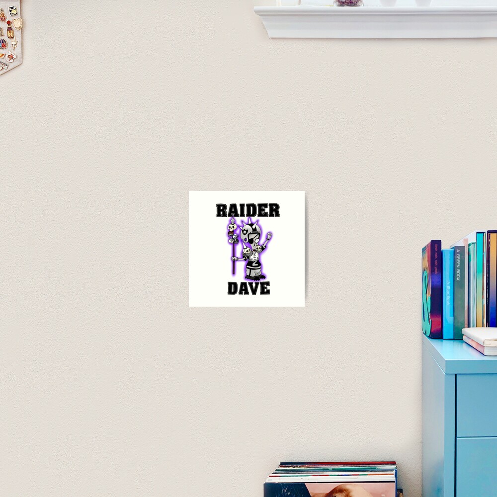 "Raider Dave - Roger the Alien - American Dad - American Football" Art ...