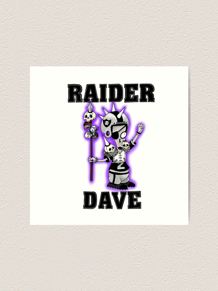 "Raider Dave - Roger the Alien - American Dad - American Football" Art ...