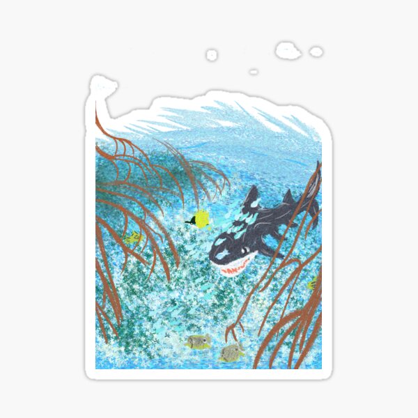 "Underwater mangrove habitat" Sticker for Sale by NatureDesigned ...