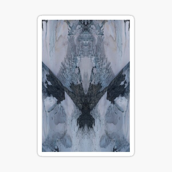 "Glacial" Sticker by CosmicBuzzard | Redbubble