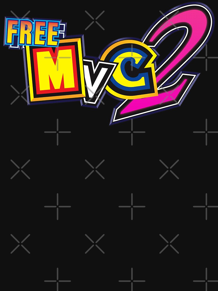 "Free MvC2 ( halftones )" T-shirt for Sale by Jellyphresh | Redbubble ...