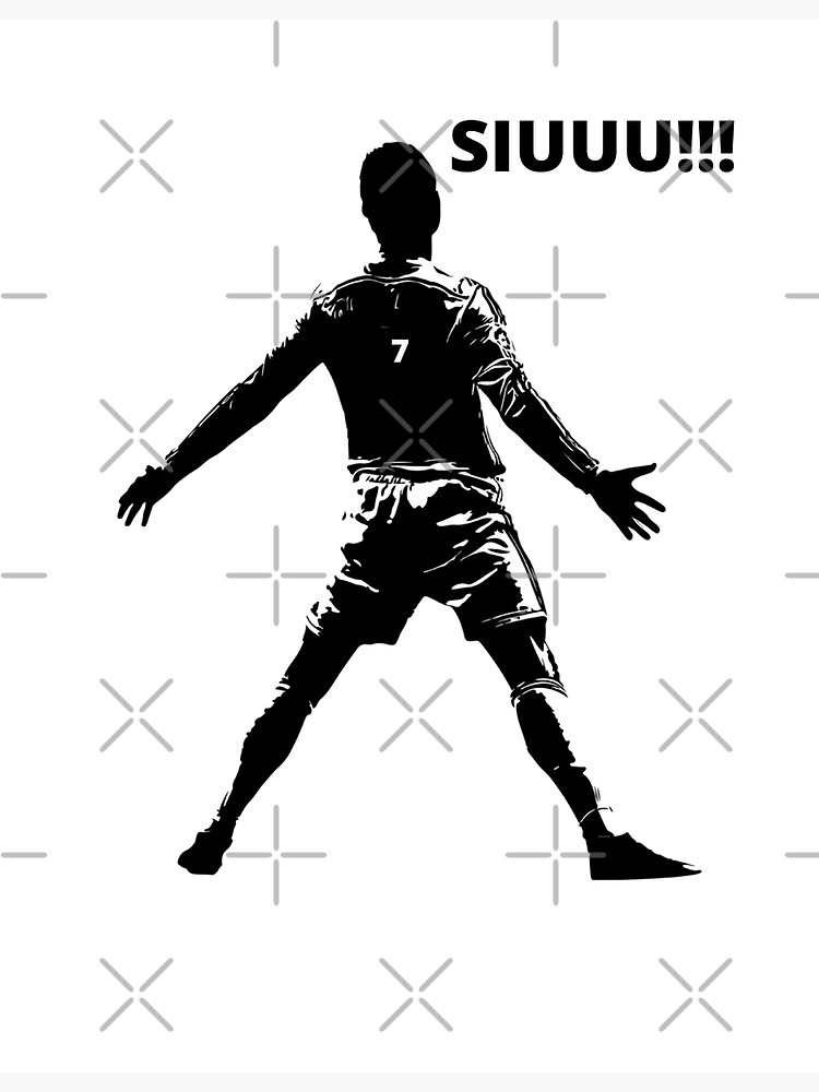 "Cristiano Ronaldo Siuuu" Poster for Sale by samircha | Redbubble