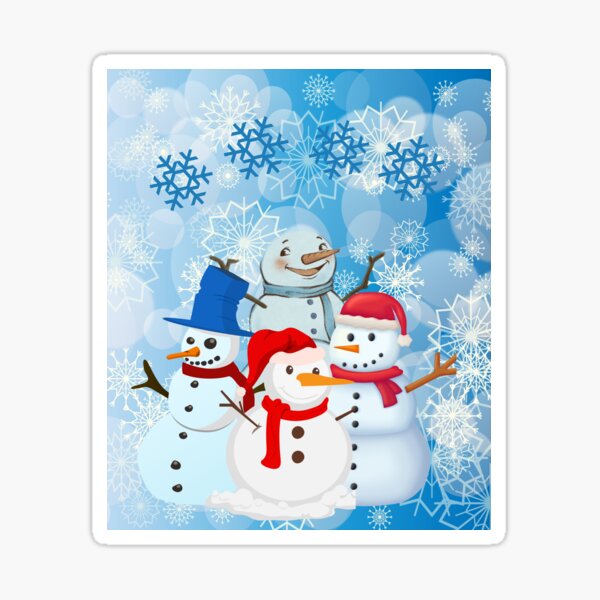 "Frosty the Snowman" Sticker for Sale by 3TFashion | Redbubble
