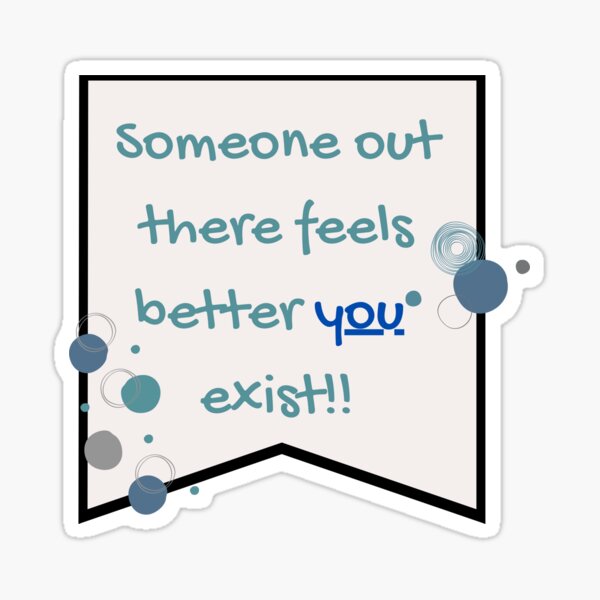 "Exist Sticker" Sticker for Sale by Spudsquad | Redbubble