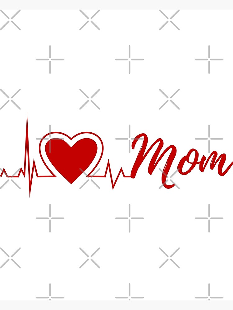 Póster «Mamá es mi corazón | dia de la madre | Cumpleaños | Madre ...