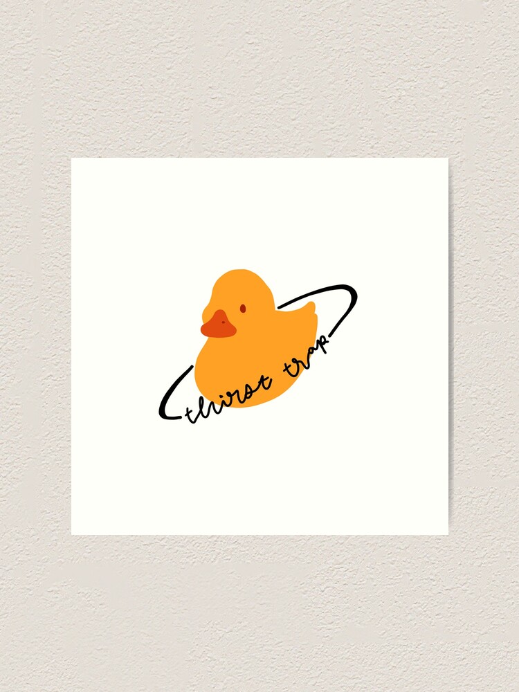 "Thirst Trap - planet duck/quackity fanart" Art Print for Sale by ...