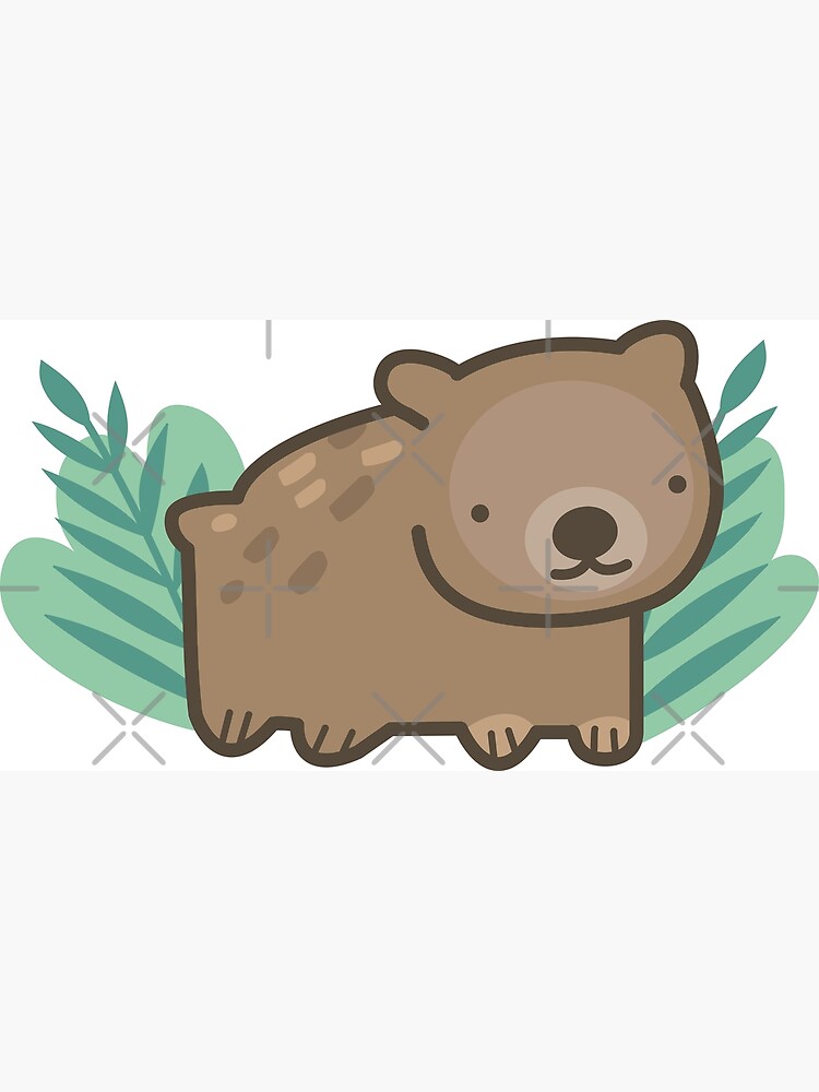 "Cute Kawaii Wombat" Poster for Sale by CuteCrew | Redbubble