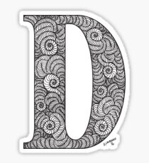 Letter D: Stickers | Redbubble