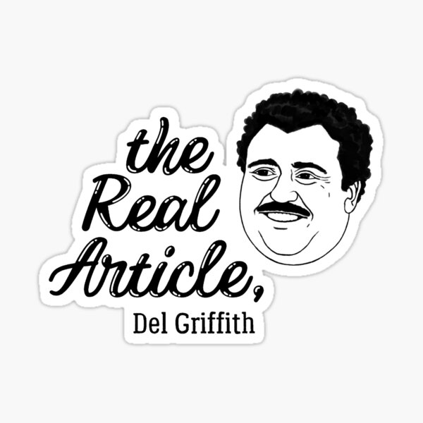"The real article" Sticker for Sale by seancarolan | Redbubble