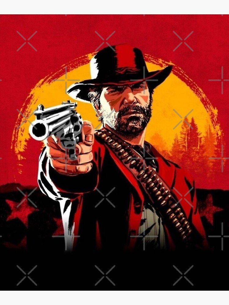 "Red dead redemption 2، RDR2" Sticker by Hafid8 | Redbubble