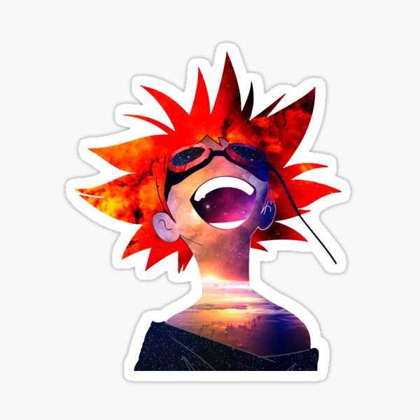 "Radical Edward Cowboy bepop" Sticker for Sale by Chaos-Touch | Redbubble
