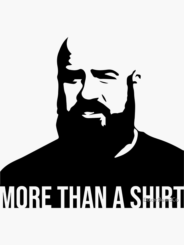 "Jack Begley—More than a Shirt" Sticker for Sale by BoxerBeardCo ...