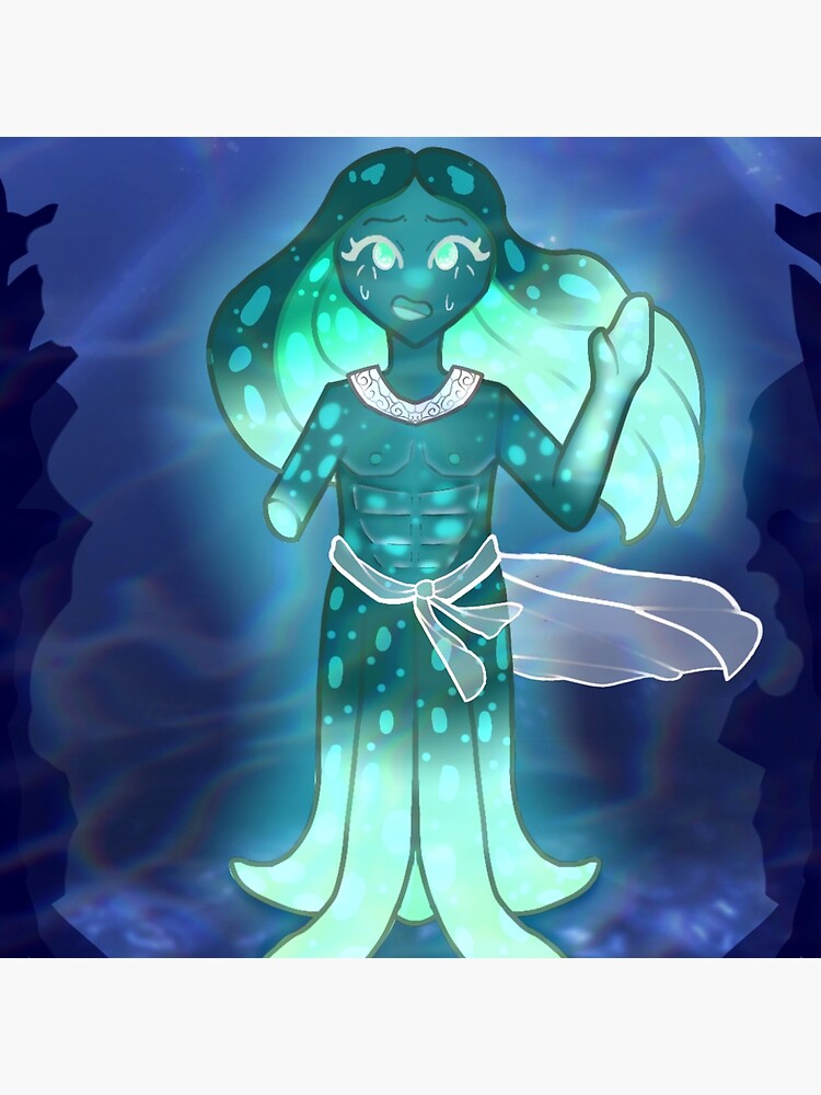 "Minecraft Glow squid anthro fanart" Poster by WolfineClaws | Redbubble