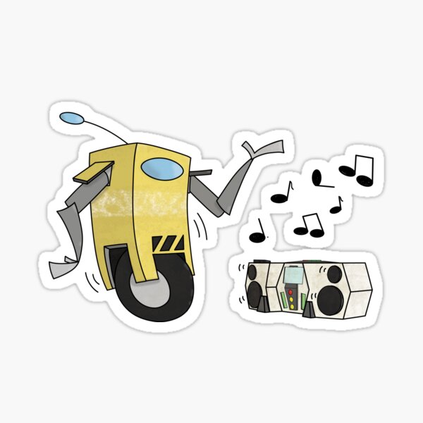 "Claptrap Dancing" Sticker for Sale by Stinky1138 | Redbubble